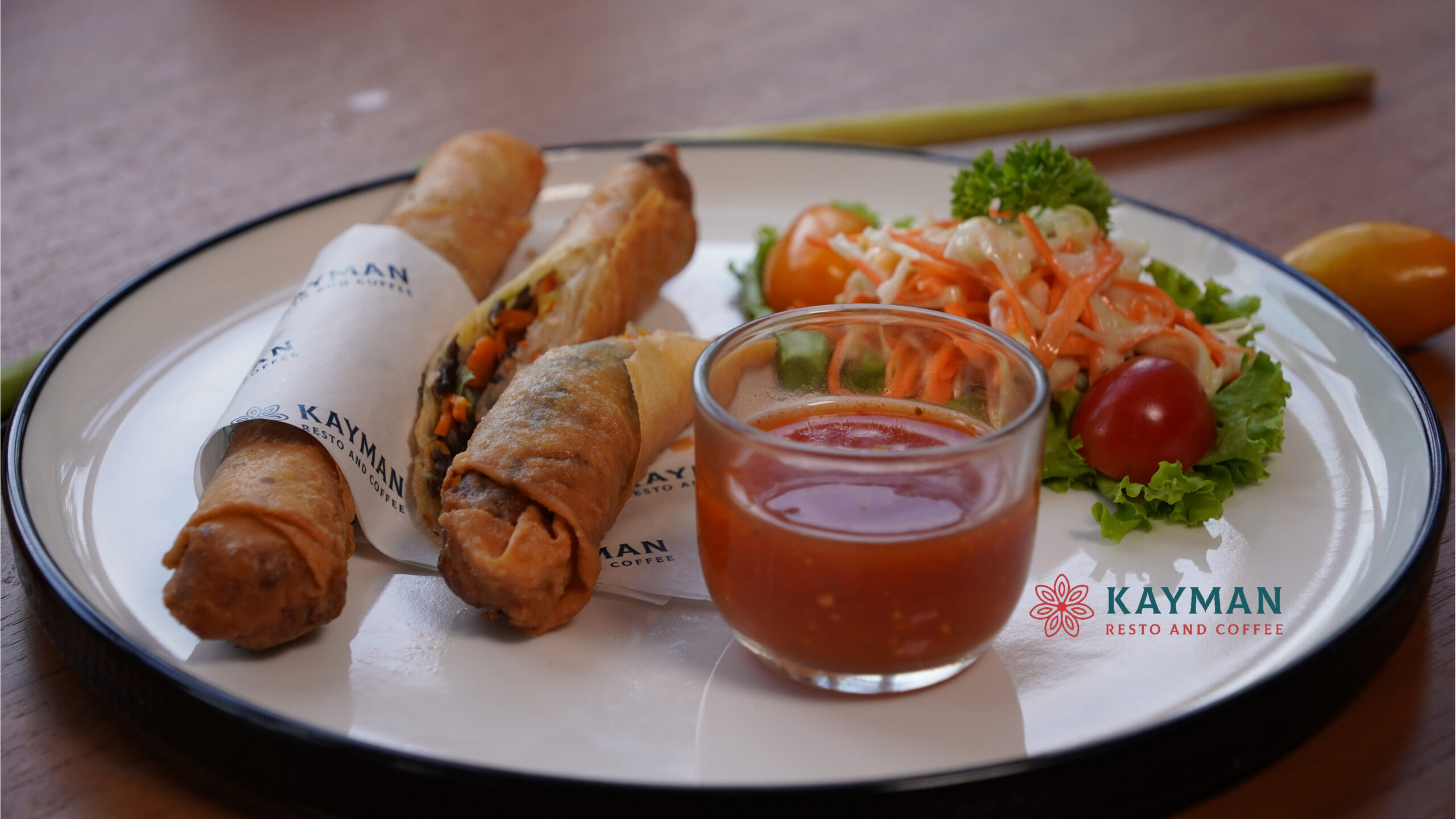 Chicken Spring Rolls Kayman – Crispy Snack with Chicken & Vegetables in ...